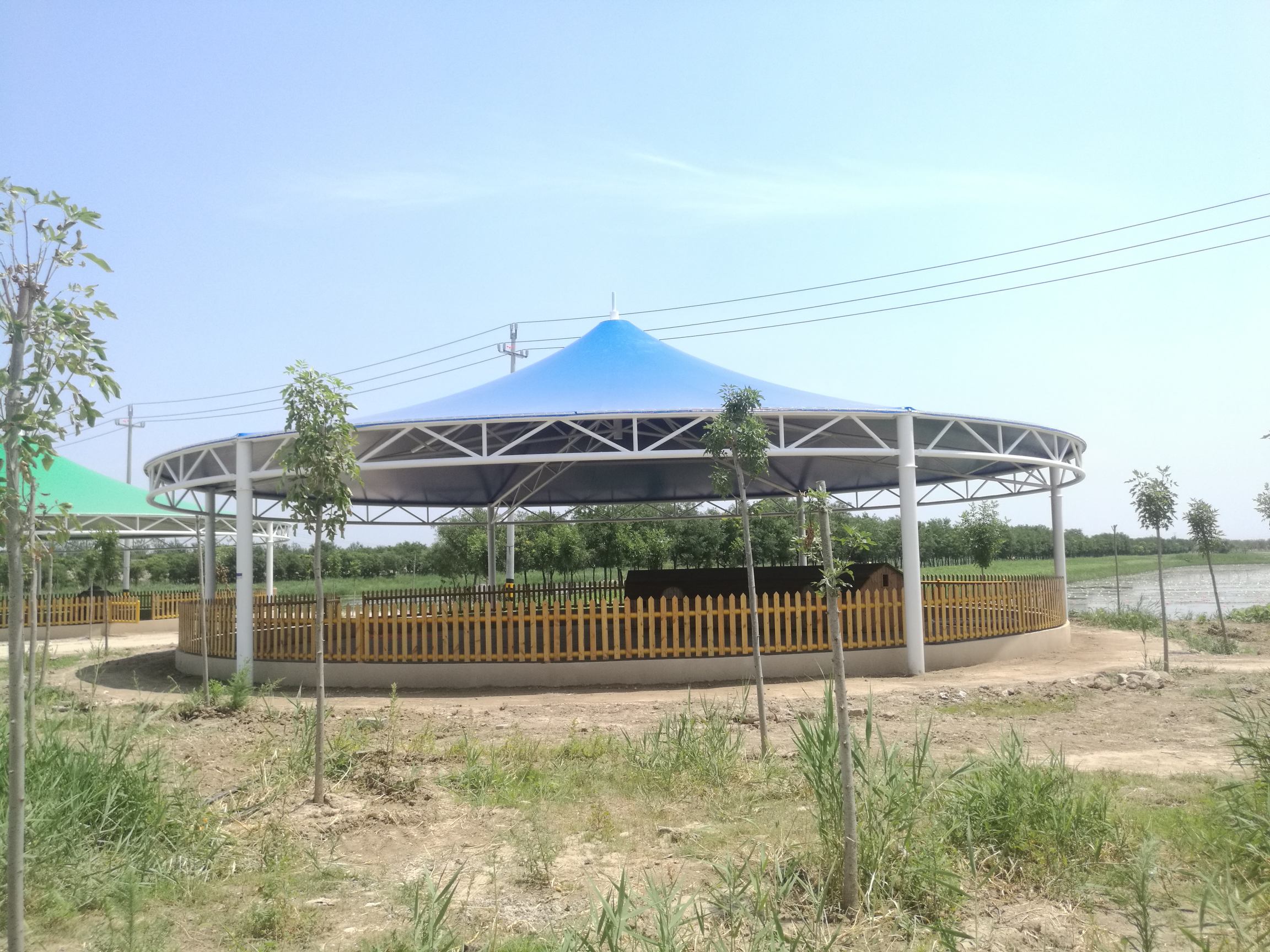 Iconic Tensile Fabric Canopy Structure in Johor Park, Malaysia - Jieol ...