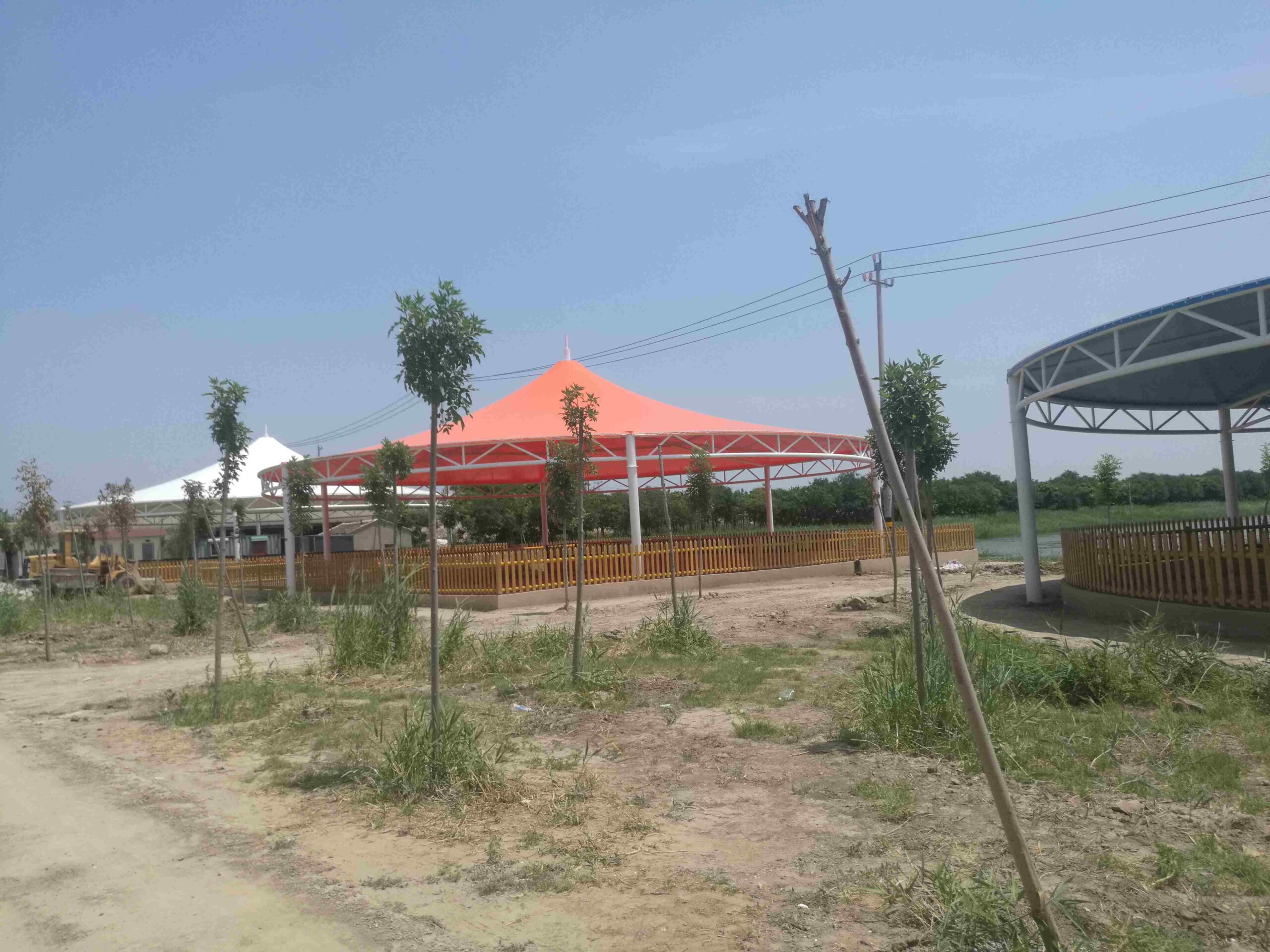 Iconic Tensile Fabric Canopy Structure in Johor Park, Malaysia - Jieol ...