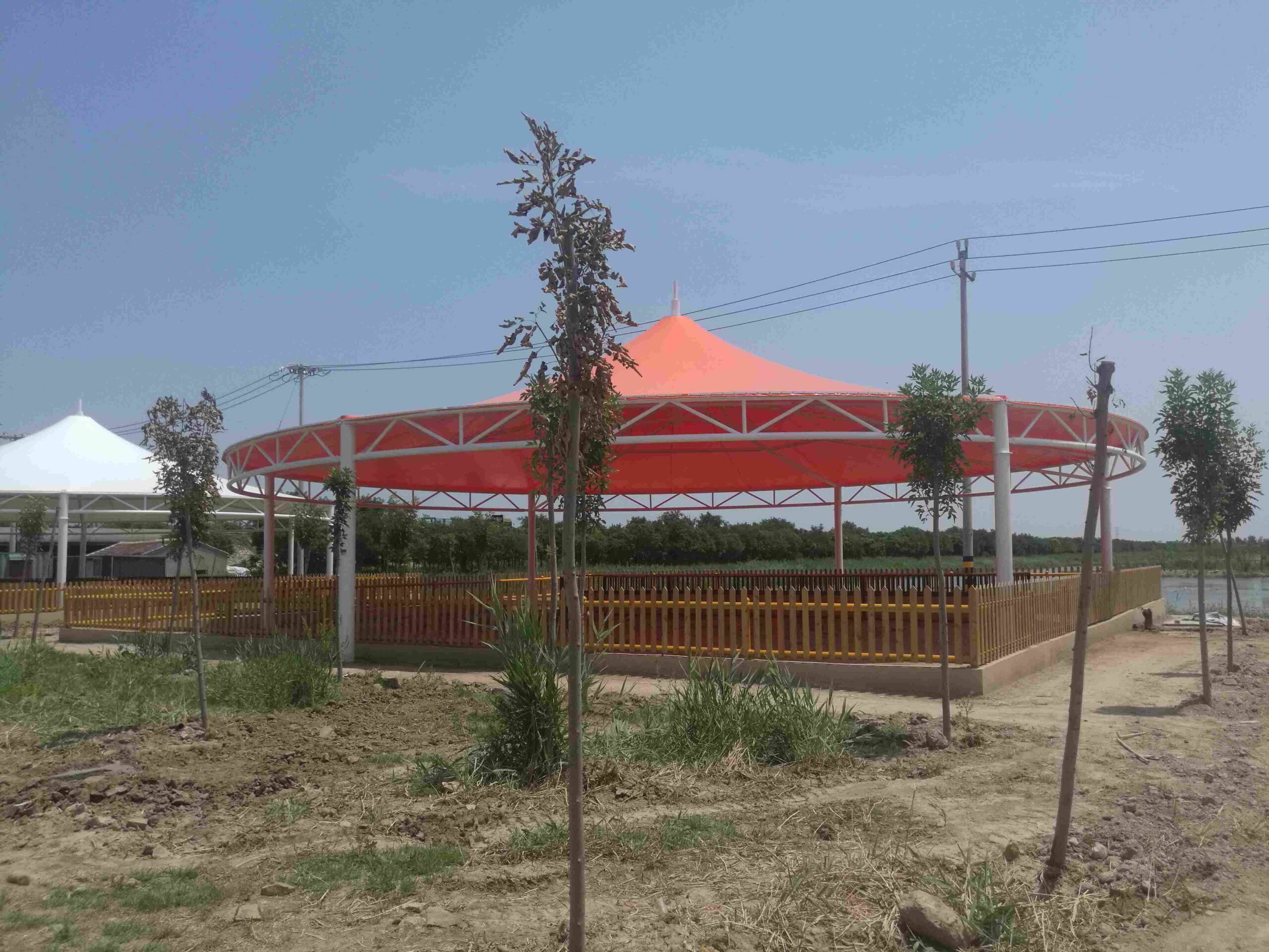 Iconic Tensile Fabric Canopy Structure in Johor Park, Malaysia - Jieol ...